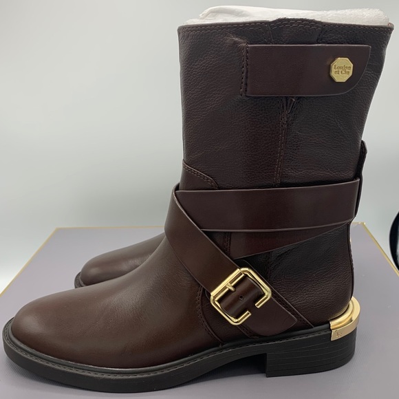 Louise et Cie | Shoes | Louis Et Cia Tandy Leather Moto Boots Browngold ...